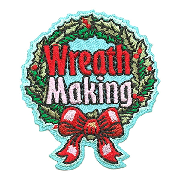 12 pieces 2" Custom Activity Scouts Applique Fun Patches - Wreath Making Patch - Walmart.com