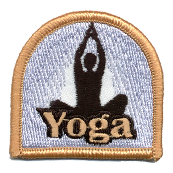 12 pieces 2" Custom Activity Scouts Applique Fun Patches - Yoga Patch 1 ...
