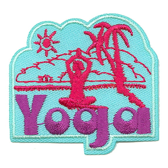 12 pieces 2" Custom Activity Scouts Applique Fun Patches - Yoga Patch 6 ...
