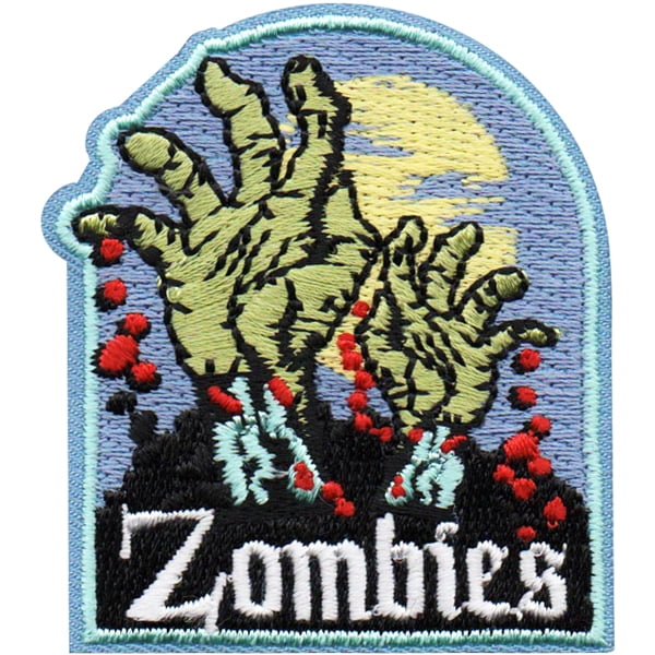 12 pieces 2" Custom Activity Scouts Applique Fun Patches - Zombies ...