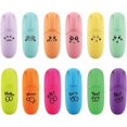 12 pieces Assorted Colors Aesthetic Highlighters Chisel Tip Kawaii ...