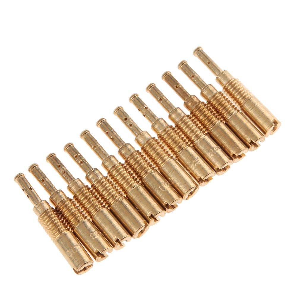 12 pieces Solid Carburetor Slow / Jets for PZ19 PB16/18/20 30, 31, 33 ...