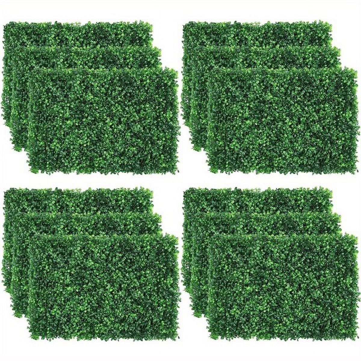12 pieces of grass wall panels, grass backboards, garden fence ...