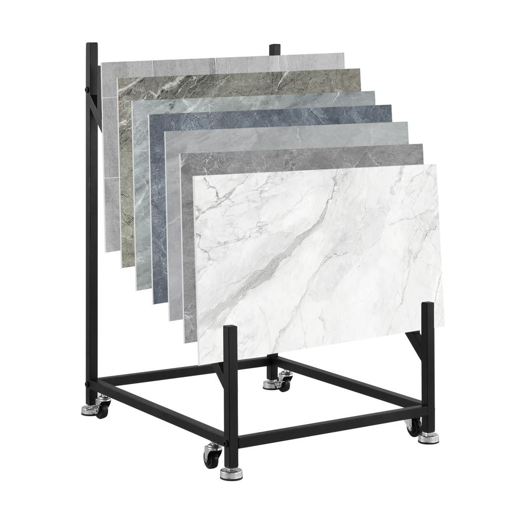 12-tier Metal Porcelain Tile Display Rack, Metal Porcelain Tile Sample ...