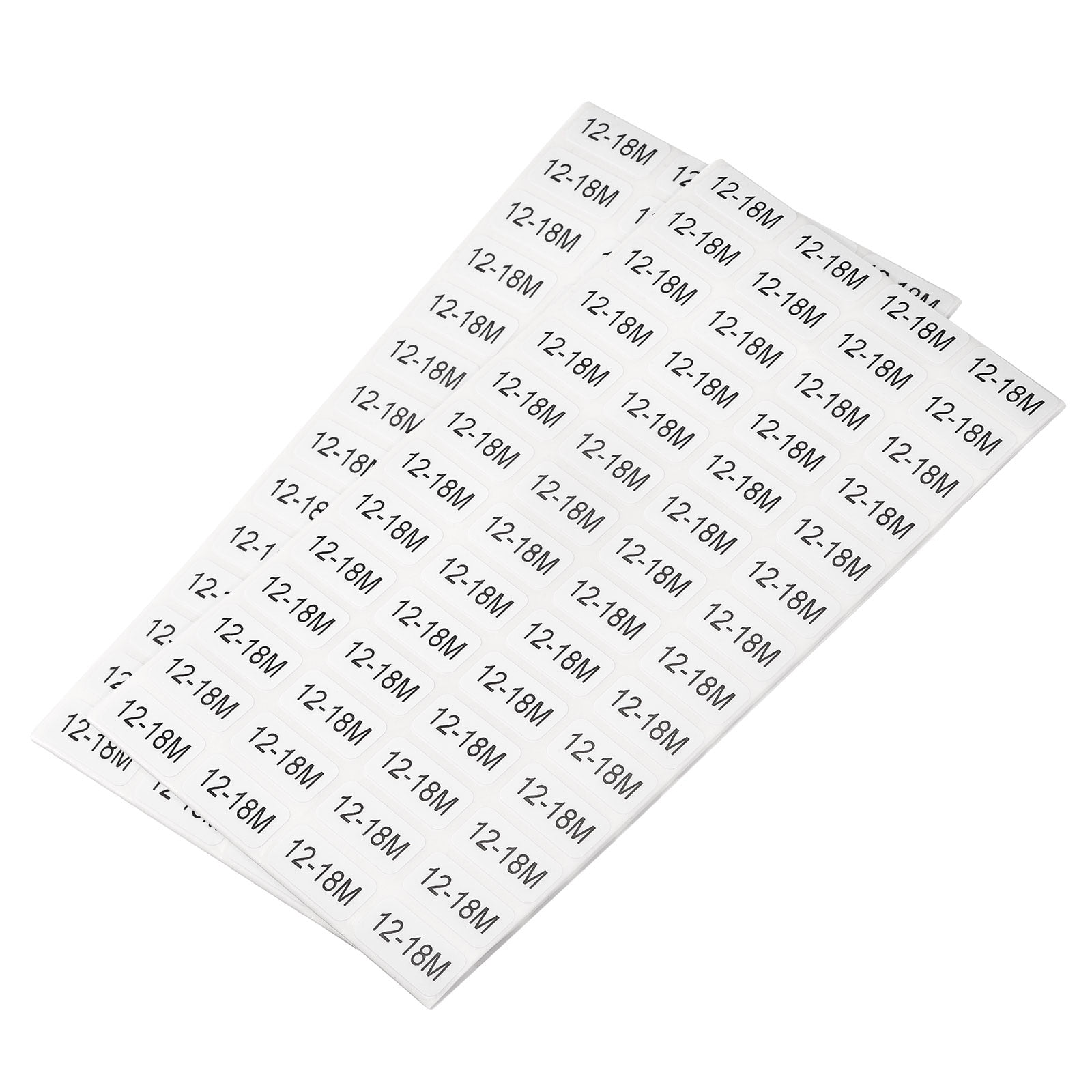 12 to 18 Month Clothes Size Sticker Label Coding Size Labels for Retail ...