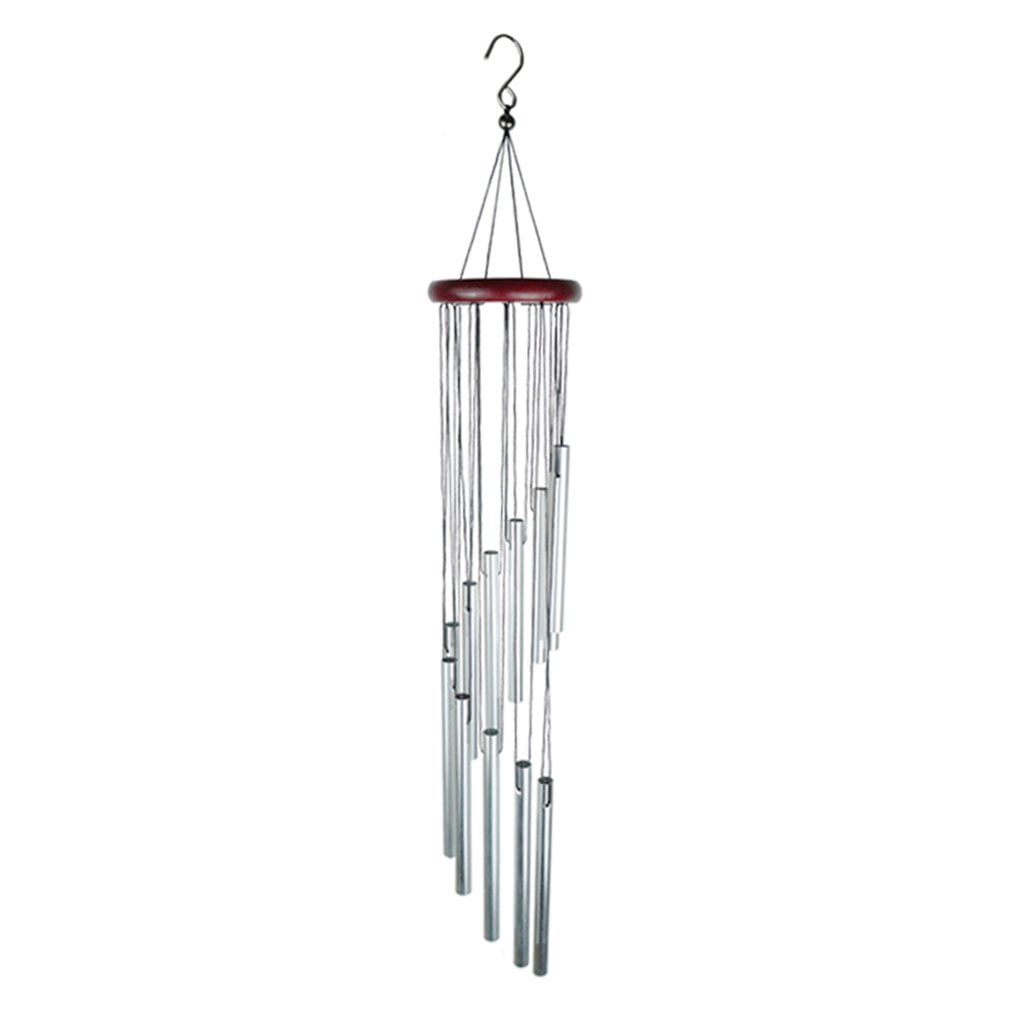 12 tube wind chime ornaments home metal aluminum tube wind chime ...
