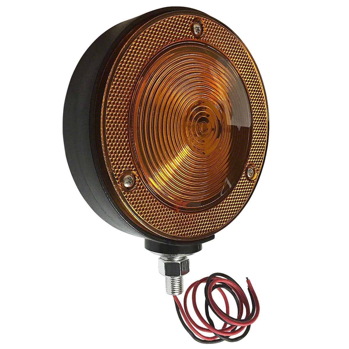 12-volt LED Round Fender & Cab Mount Warning Light Fits International ...