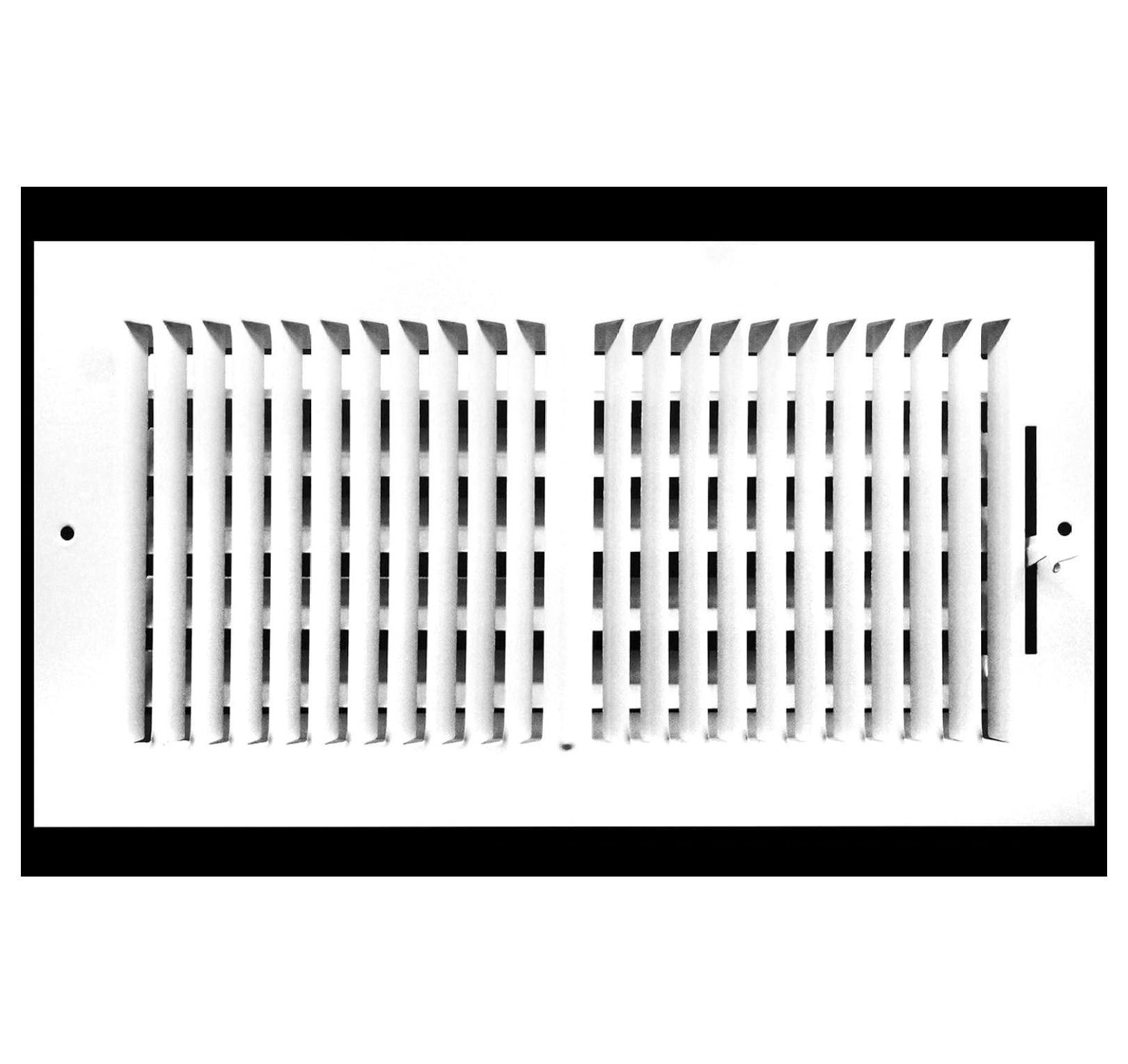 12"w X 6"h 2-Way-Vertical AIR Supply Grille - Vent Cover & Diffuser ...