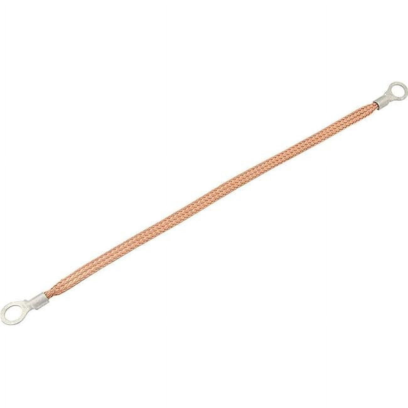 12 x 0.25 in. Copper Ground Strap Ring Terminals - Walmart.com
