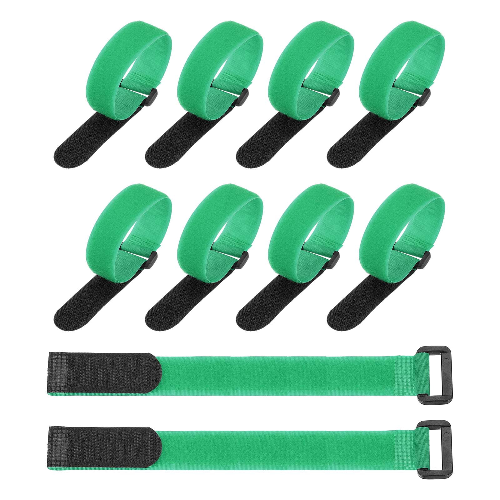 Uxcell Reusable Cable Tie Adjustable Hook and Loop Straps Cord ...