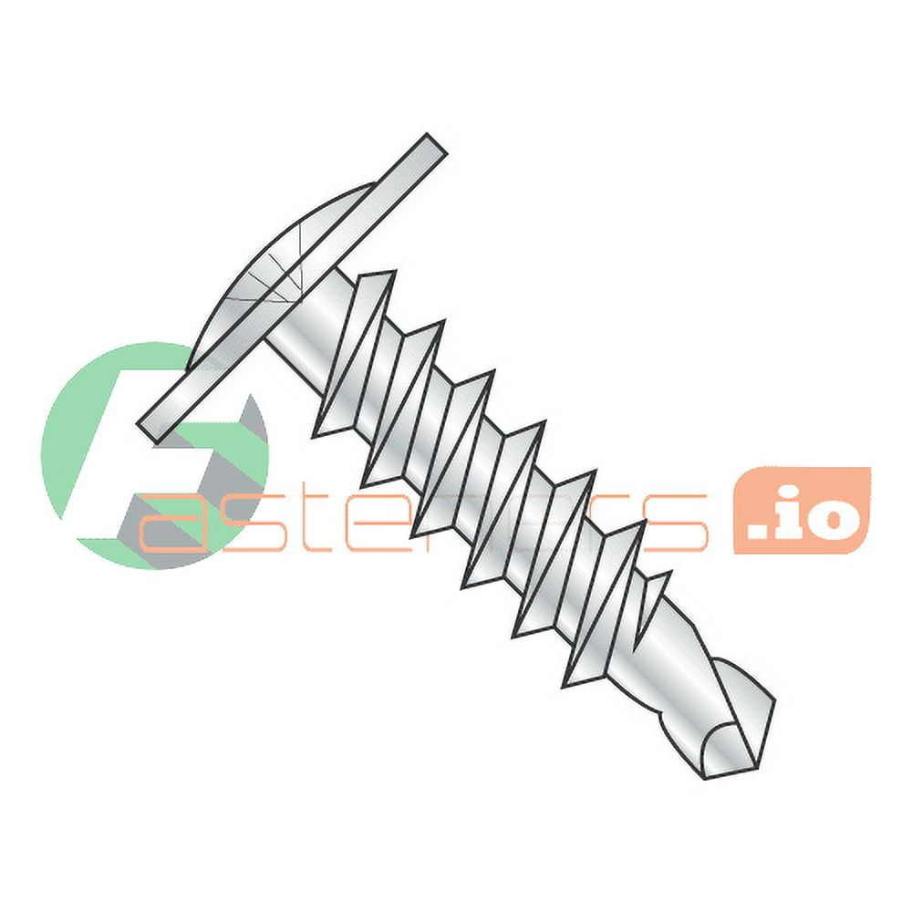 #12 x 1/2" Self-Drilling Screws / Phillips / Modified Truss Head / Steel / Zinc / #3 Drill Point ...