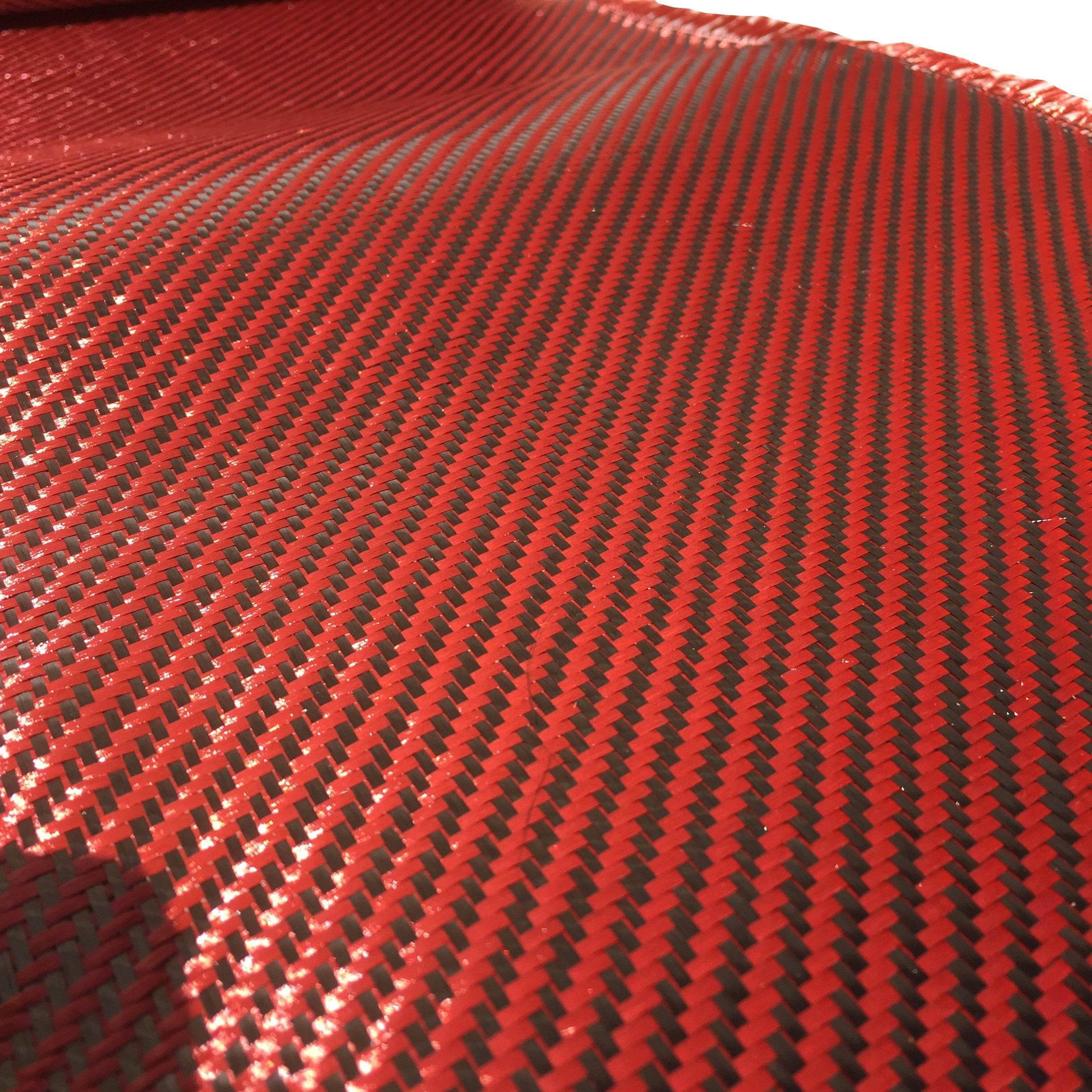 12" x 1 FT Red - KEVLAR FABRIC-2x2 TWILL WEAVE-3K/220g - Walmart.com