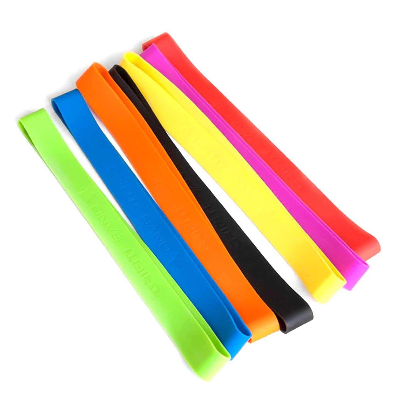 12 x 1 Inch 10 Assorted Pack Silicone Rubber Bands Heat Cold UV ...