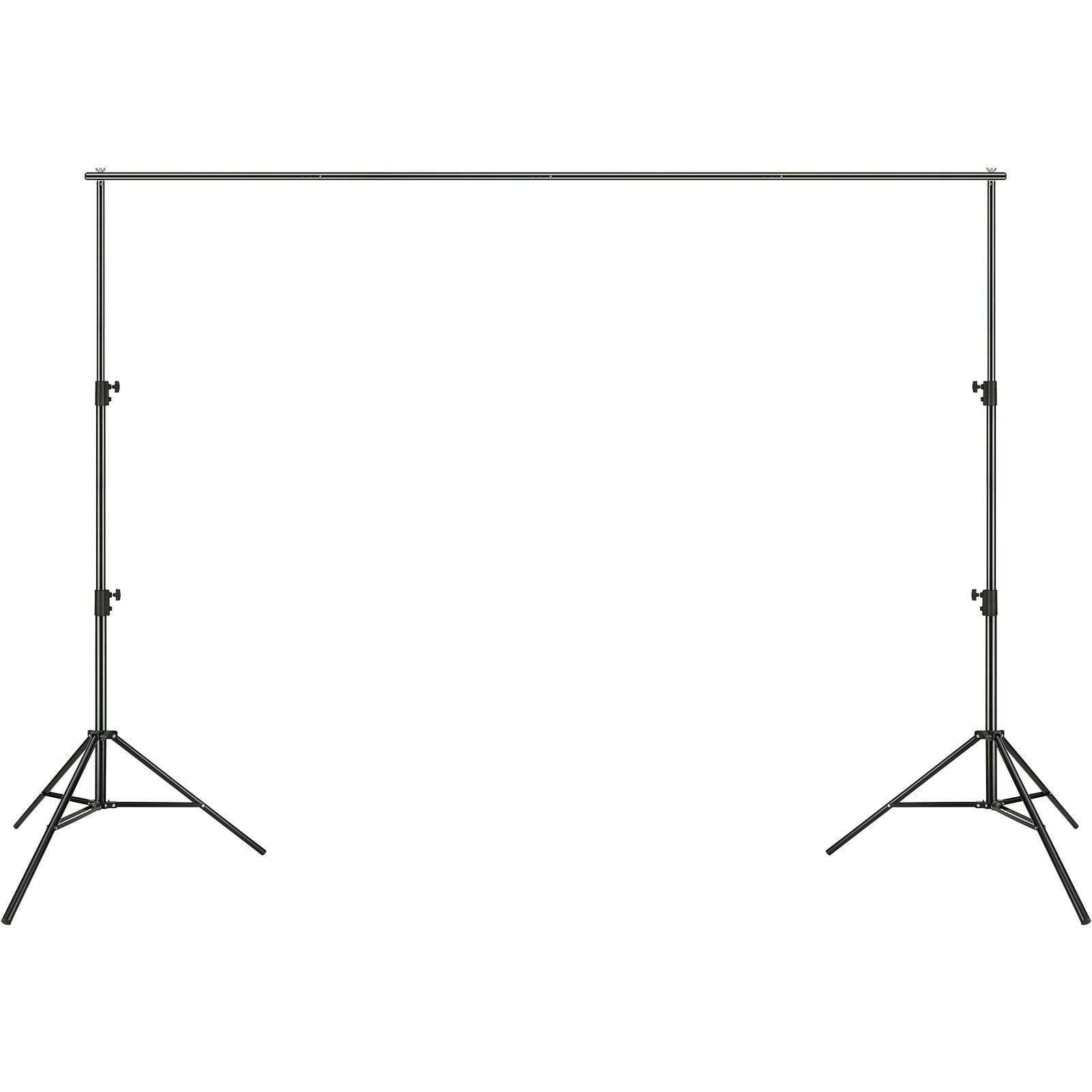 12 x 10 ft Heavy Duty Backdrop Stand, Height Adjustable Photography ...