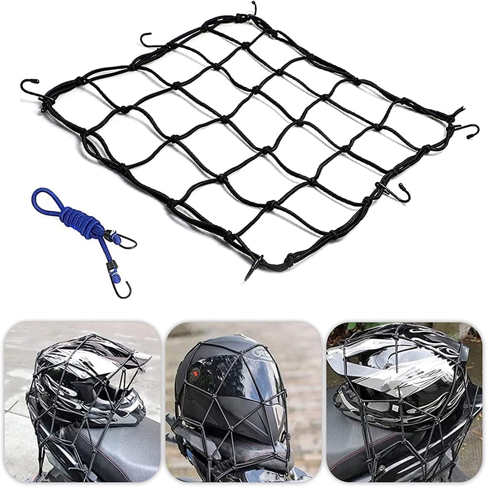 12" x 12" Cargo Net 6 Hooks for ATV, Motorcycle, Boat, Car,Bungee Net ...