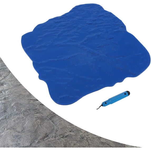 12" x 12" Concrete Seamless Mat Slate Stone Texture Set Decorative ...