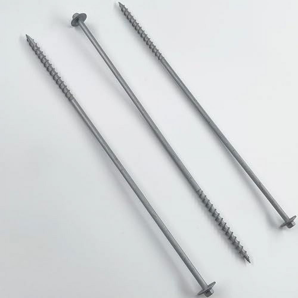 #12 x 12”- Extra Long Structural Lag Heavy Duty Construction Wood Screw ...