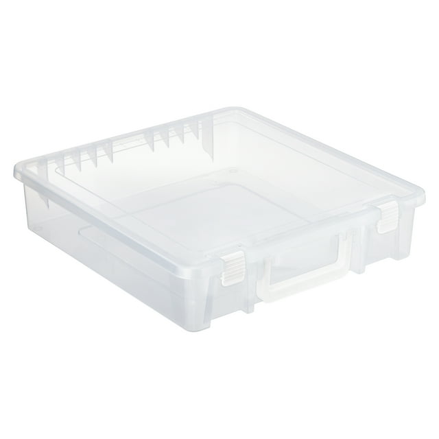 Simply Tidy™ 12" x 12" Plastic Craft Container with Latching Lid and ...