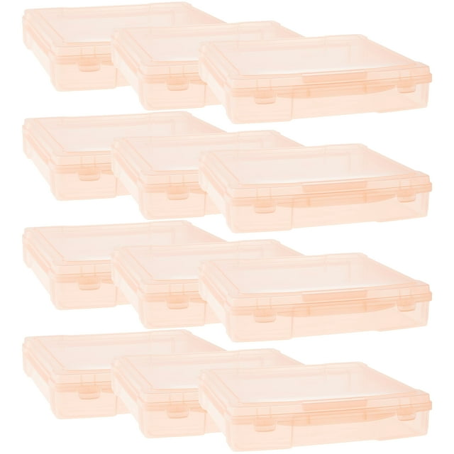 12” x 12” Plastic Scrapbook Storage Case by Simply Tidy- Portable Case ...