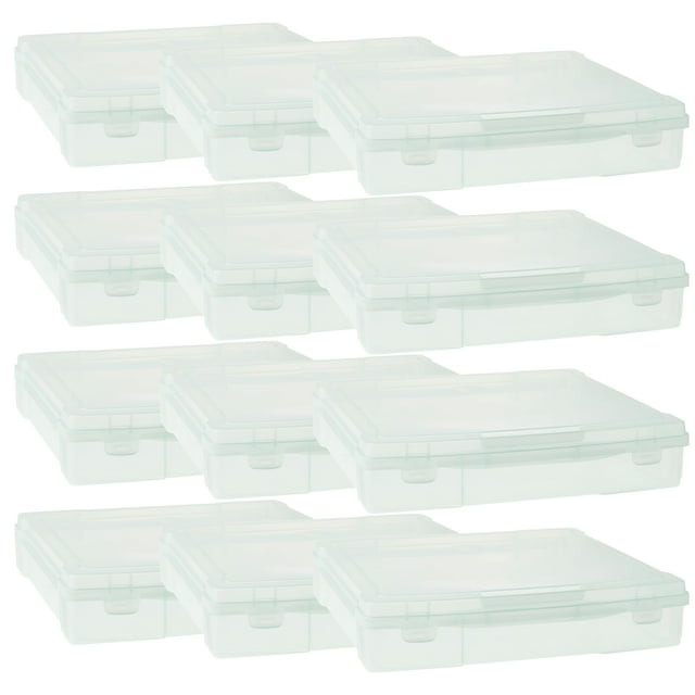 12” x 12” Plastic Scrapbook Storage Case by Simply Tidy- Portable Case ...