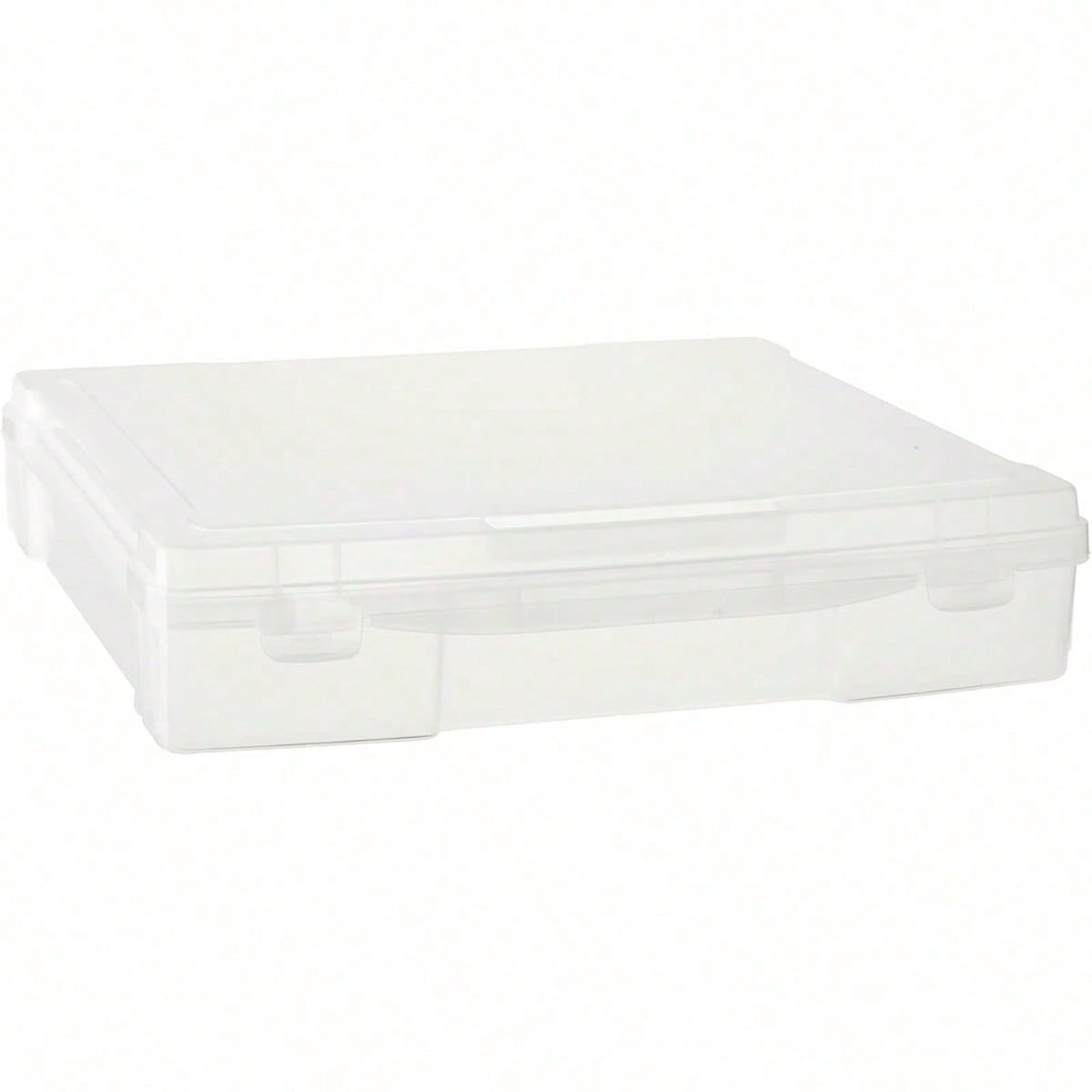 12” x 12” Plastic Scrapbook Storage Case by Simply Tidy - Portable Case ...
