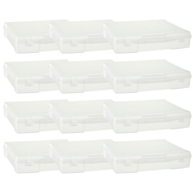 12” x 12” Plastic Scrapbook Storage Case by Simply Tidy - Portable Case ...