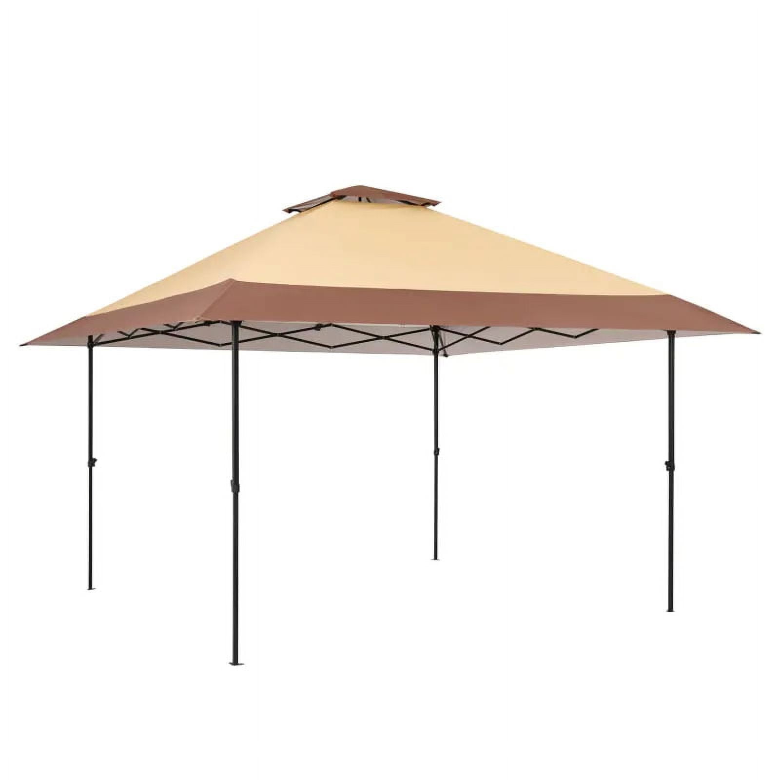 12' x 12' Pop-Up Instant Gazebo Tent, Double Roof Patio Gazebo Portable ...