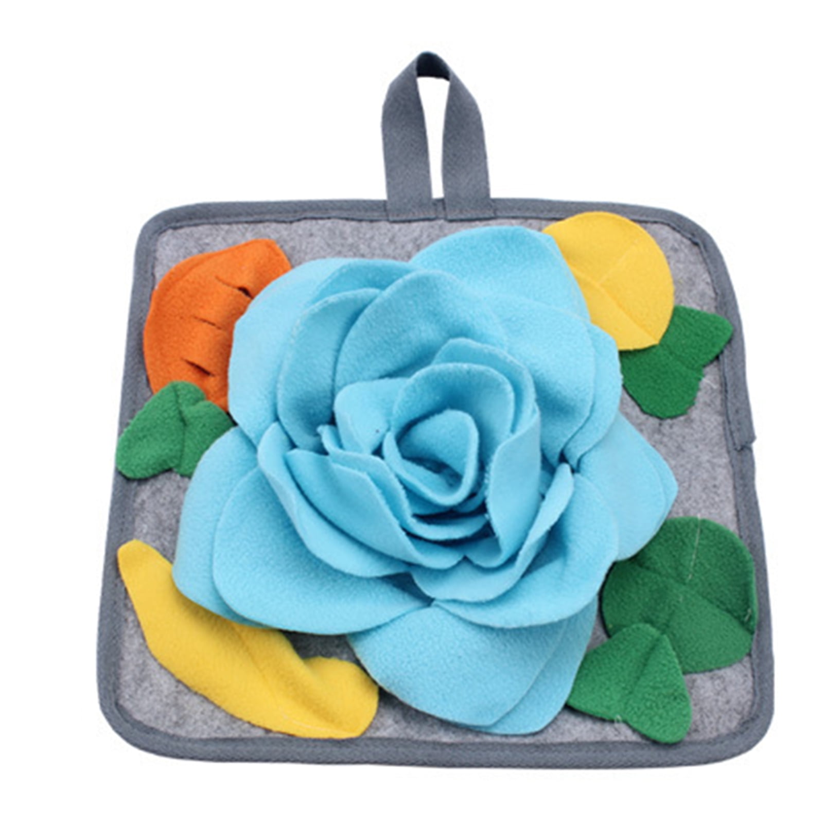 12 x 12 Rabbit Foraging Mat, Interactive Feed Game for Boredom, Flower ...