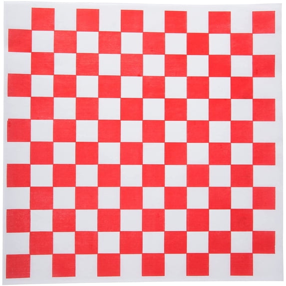 12" x 12" Red Checker Deli Squares Sandwich Wrap Paper- Pack of 100ct ...