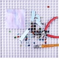 12'' x 12'' Stained Glass Cutting Mat with Tray for Easy Glass Cutting ...