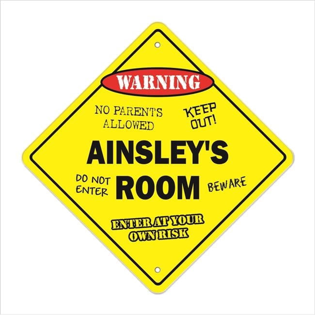 12 x 12 in. Crossing Zone Xing Room Sign - Ainsleys - Walmart.com