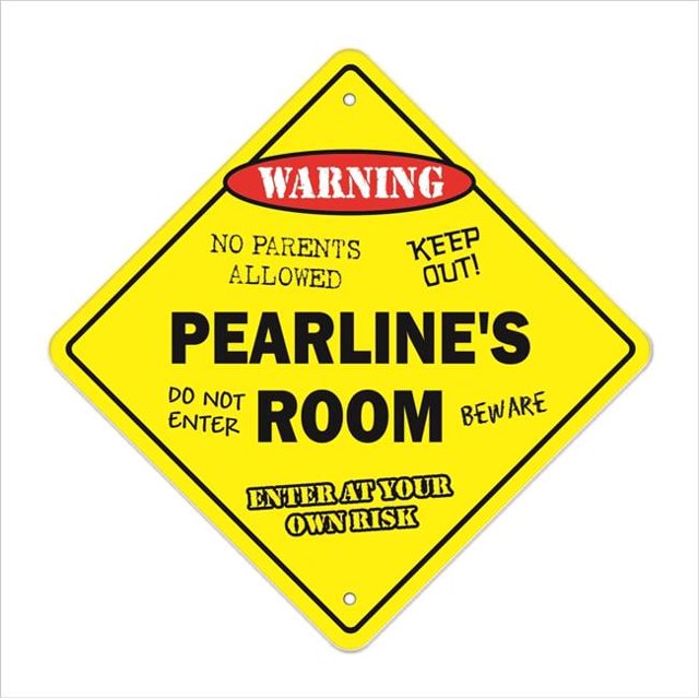 12 x 12 in. Crossing Zone Xing Room Sign - Pearlines - Walmart Business ...