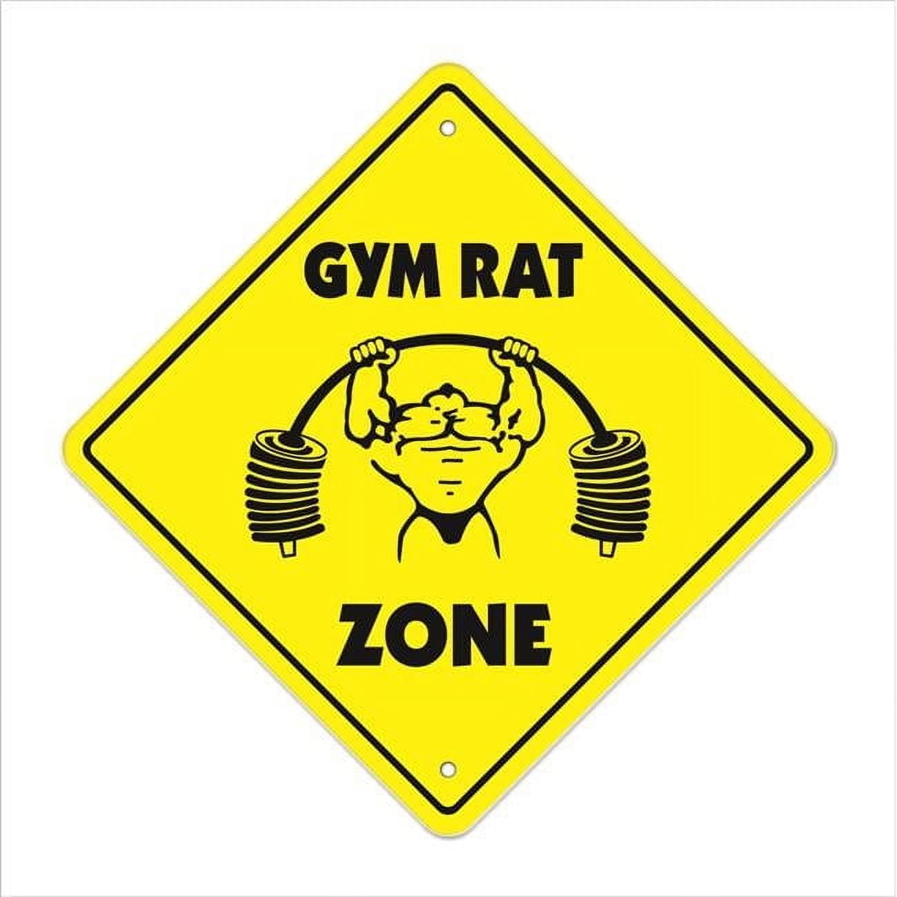 12 x 12 in. Zone Xing Crossing Sign - Gymrat - Walmart.com