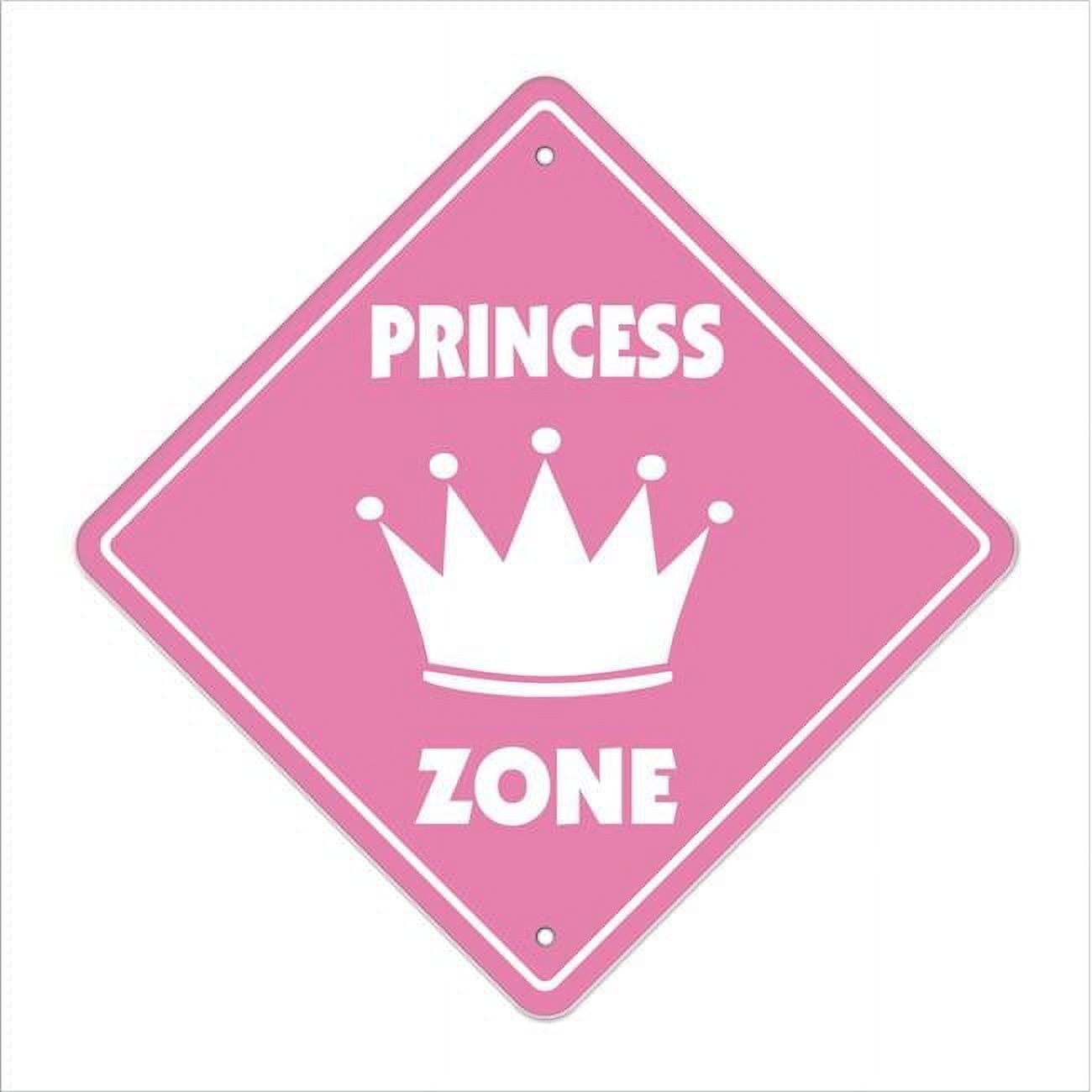 12 x 12 in. Zone Xing Crossing Sign - Princess - Walmart.com