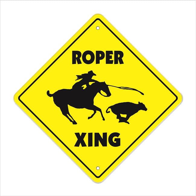 12 x 12 in. Zone Xing Crossing Sign - Roper - Walmart.com