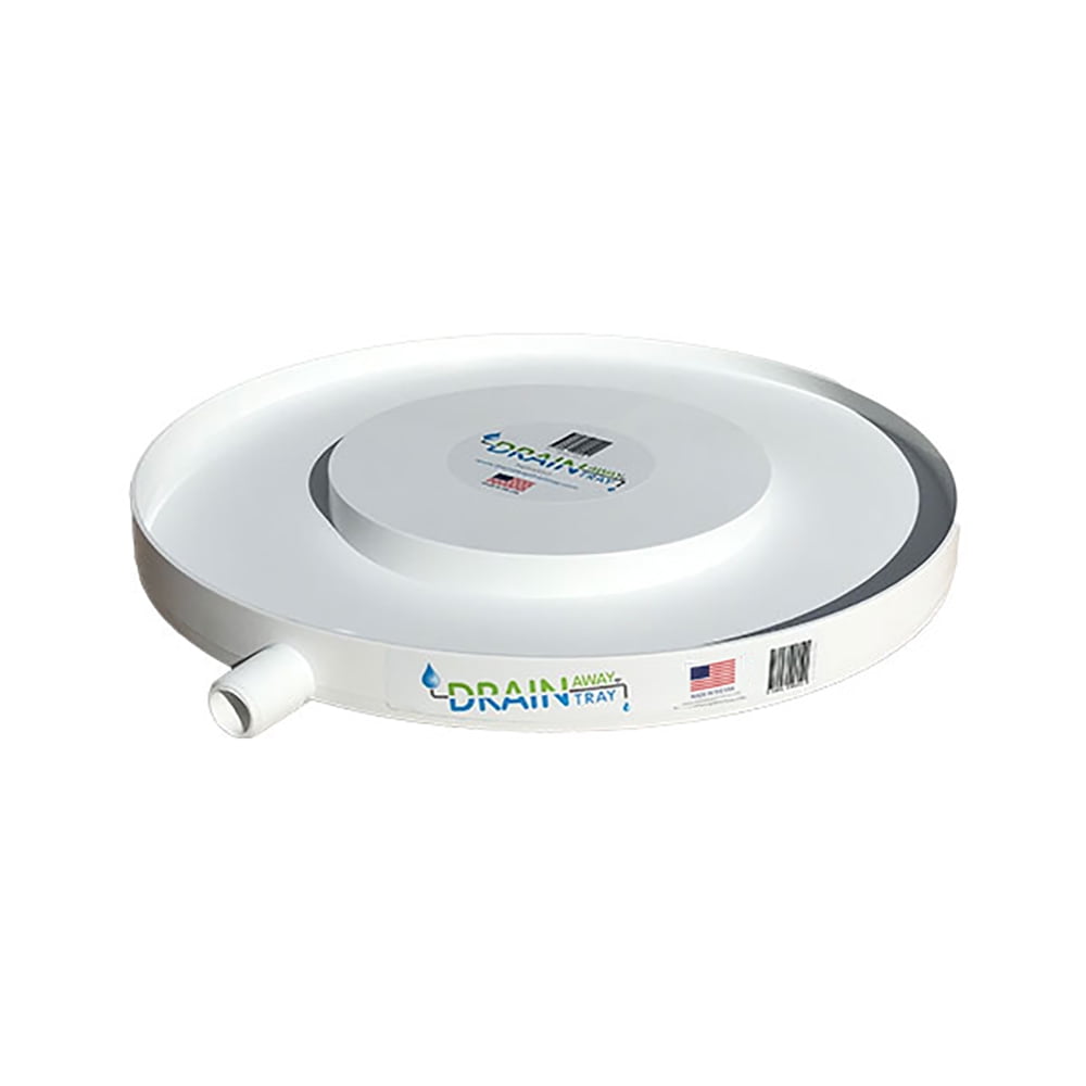 12 x 12 inch White Plastic Drain Away Garden Plant Drain Tray - Walmart.com