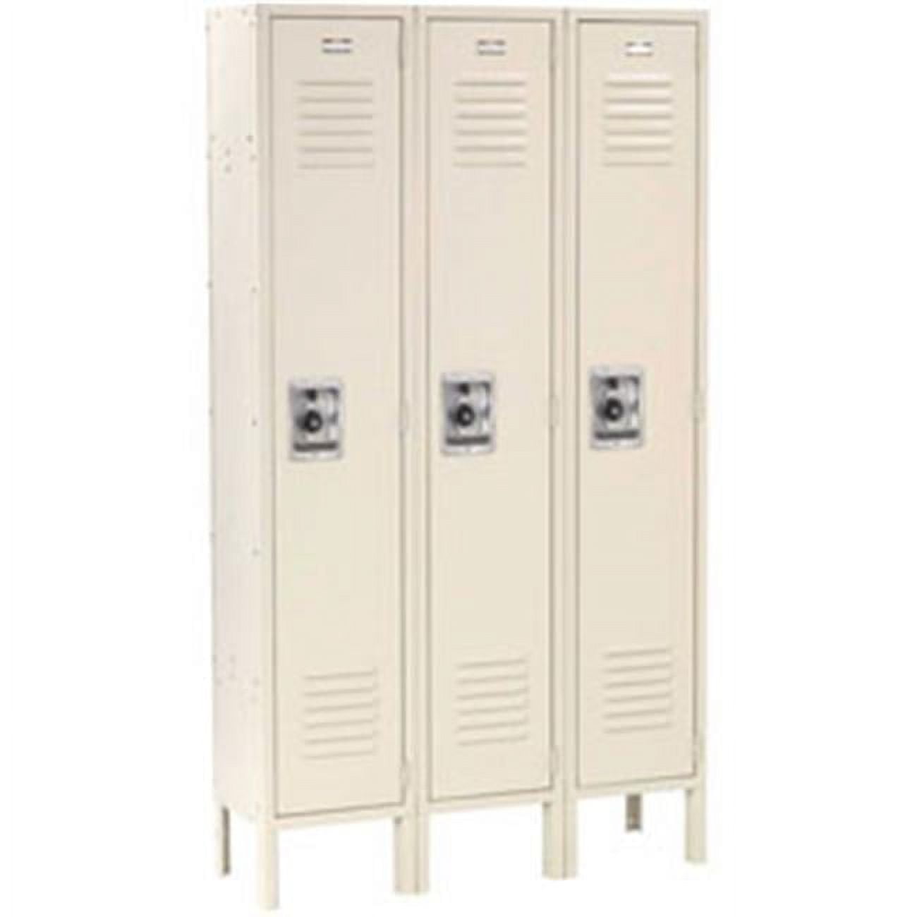 12 x 12 x 72 in. Single Tier Infinity Locker with 3 Door Assembled ...