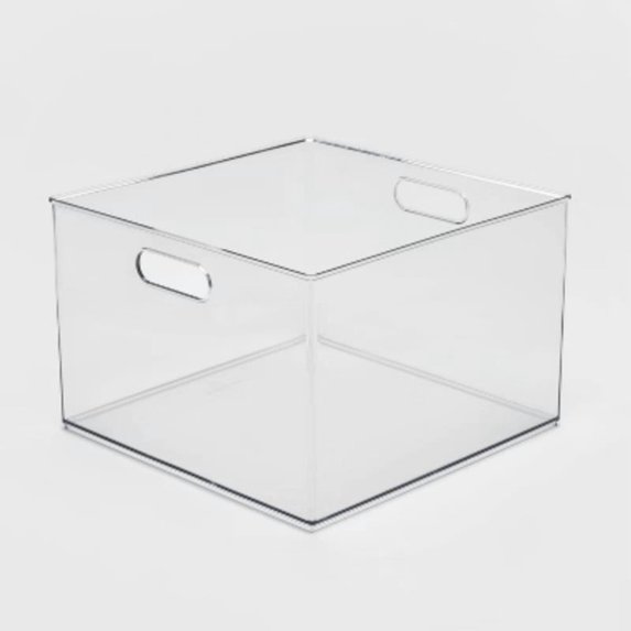 12" x 12" x 8" All Purpose Storage Bin - Walmart.com