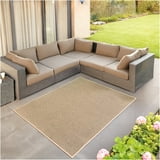 Koeckritz Rugs 12' x 14' Premium Ribbed Indoor/Outdoor Area Rug Quick ...