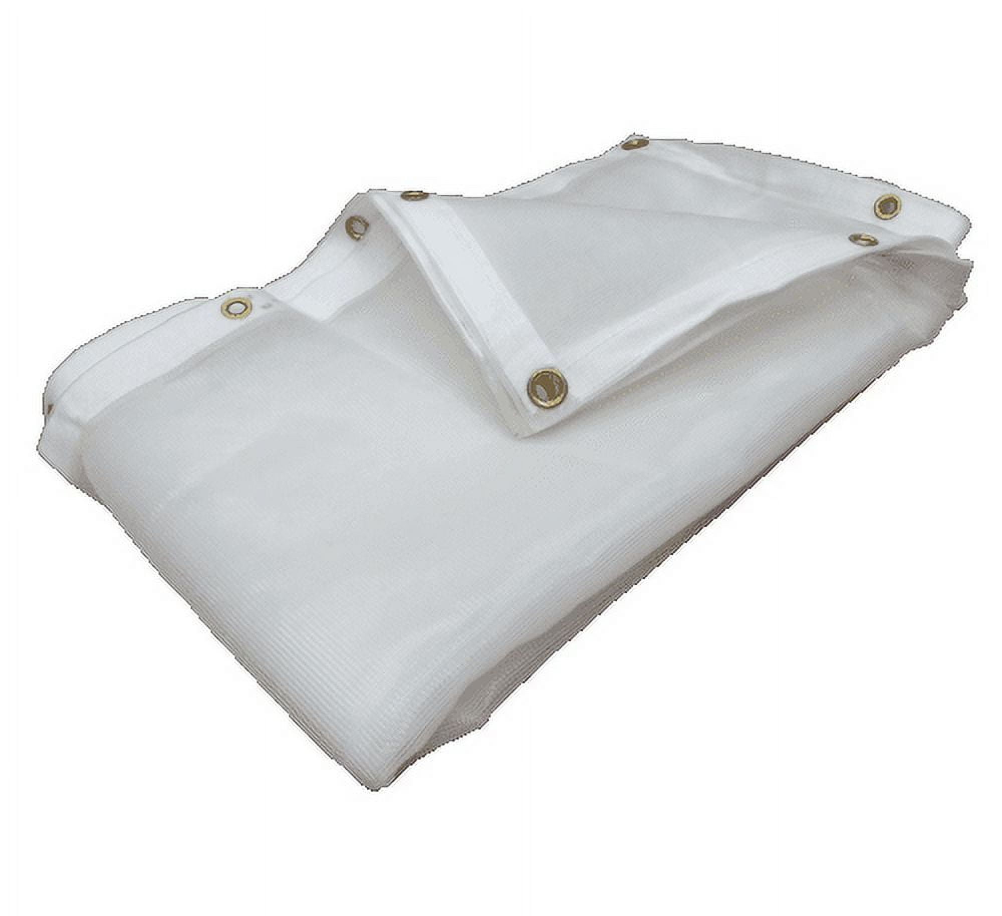 (12' x 14')(White) Super Heavy Duty Mesh Tarp Net Sail Sun Shade Awning ...