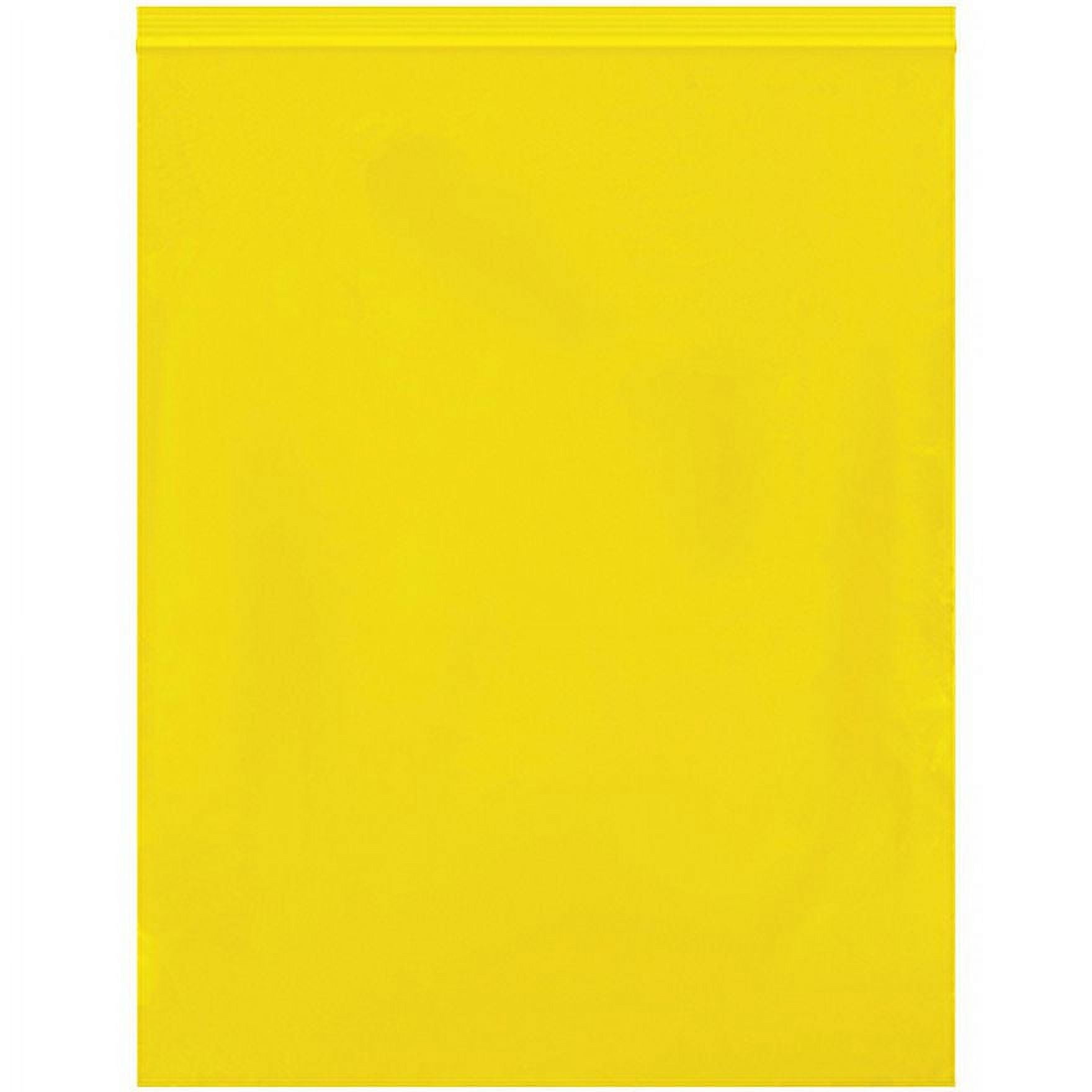 SSBM 12x15", 1000/Case, 2 Mil Yellow Reclosable Poly Bags for Packaging ...