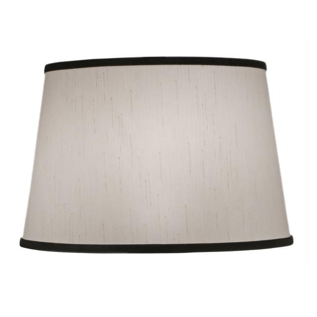 12 x 15 x 10 in. Hardback Tapered Drum Lamp Shade, Golbal White & Black ...