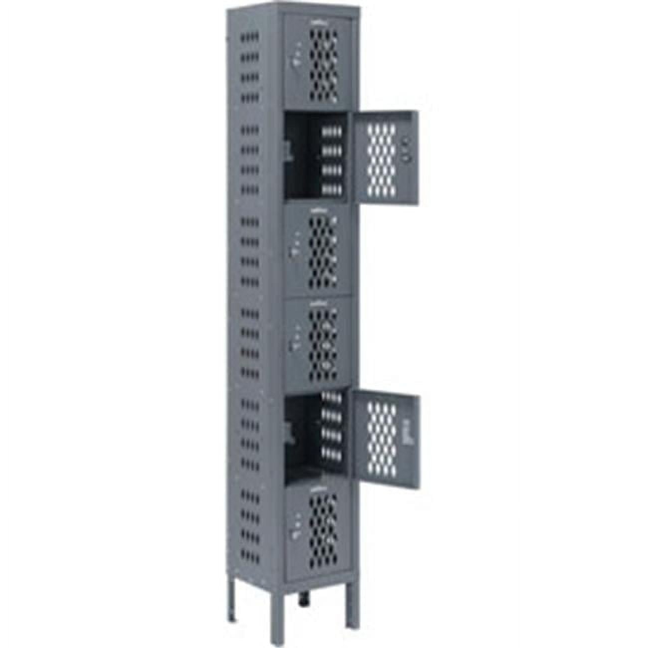 12 x 15 x 12 in. Infinity Heavy Duty Ventilated Steel Locker with Six ...
