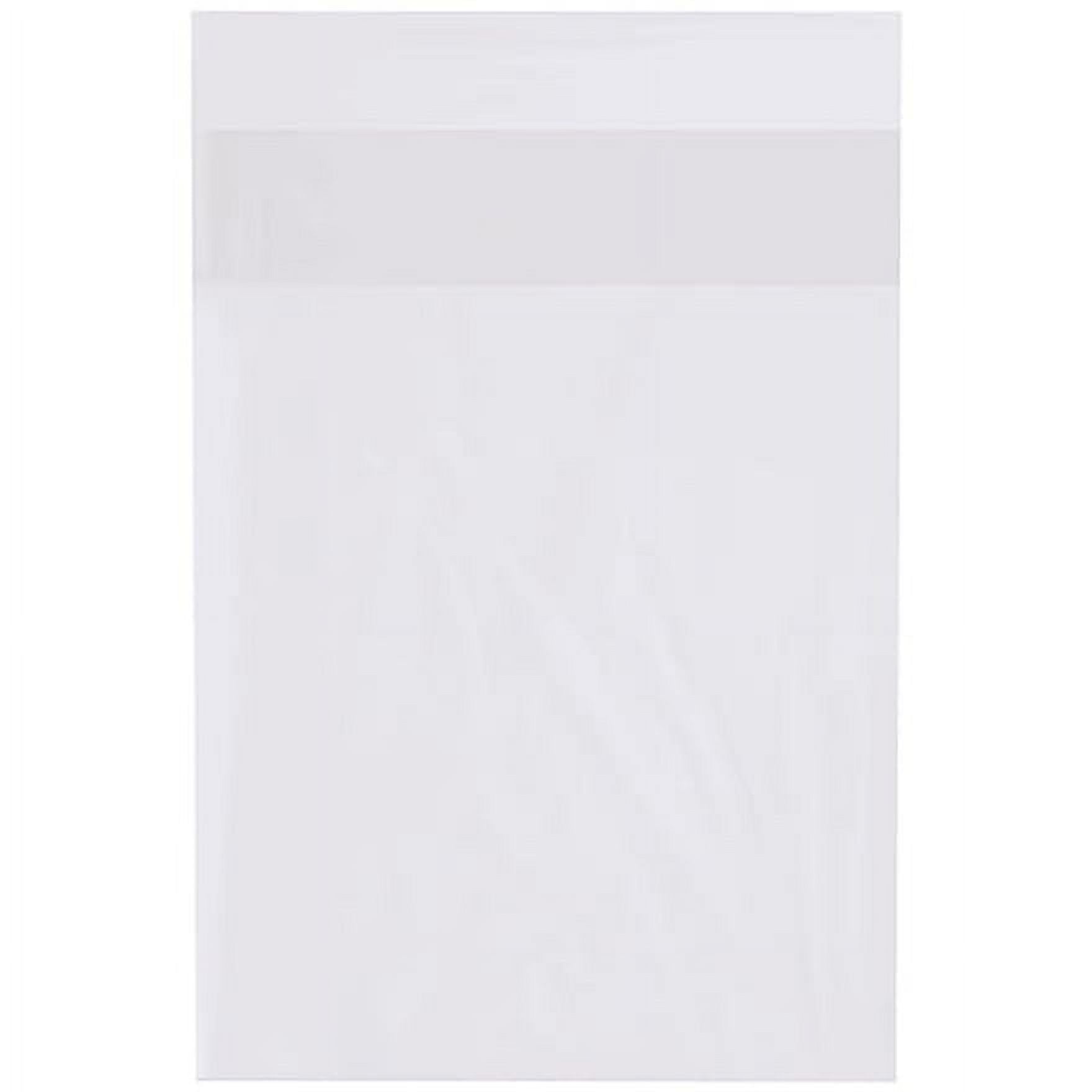 12 x 16" Clear Flap Lock Poly Bags with 2 Inch Fold Over Flap 2 Mil ...