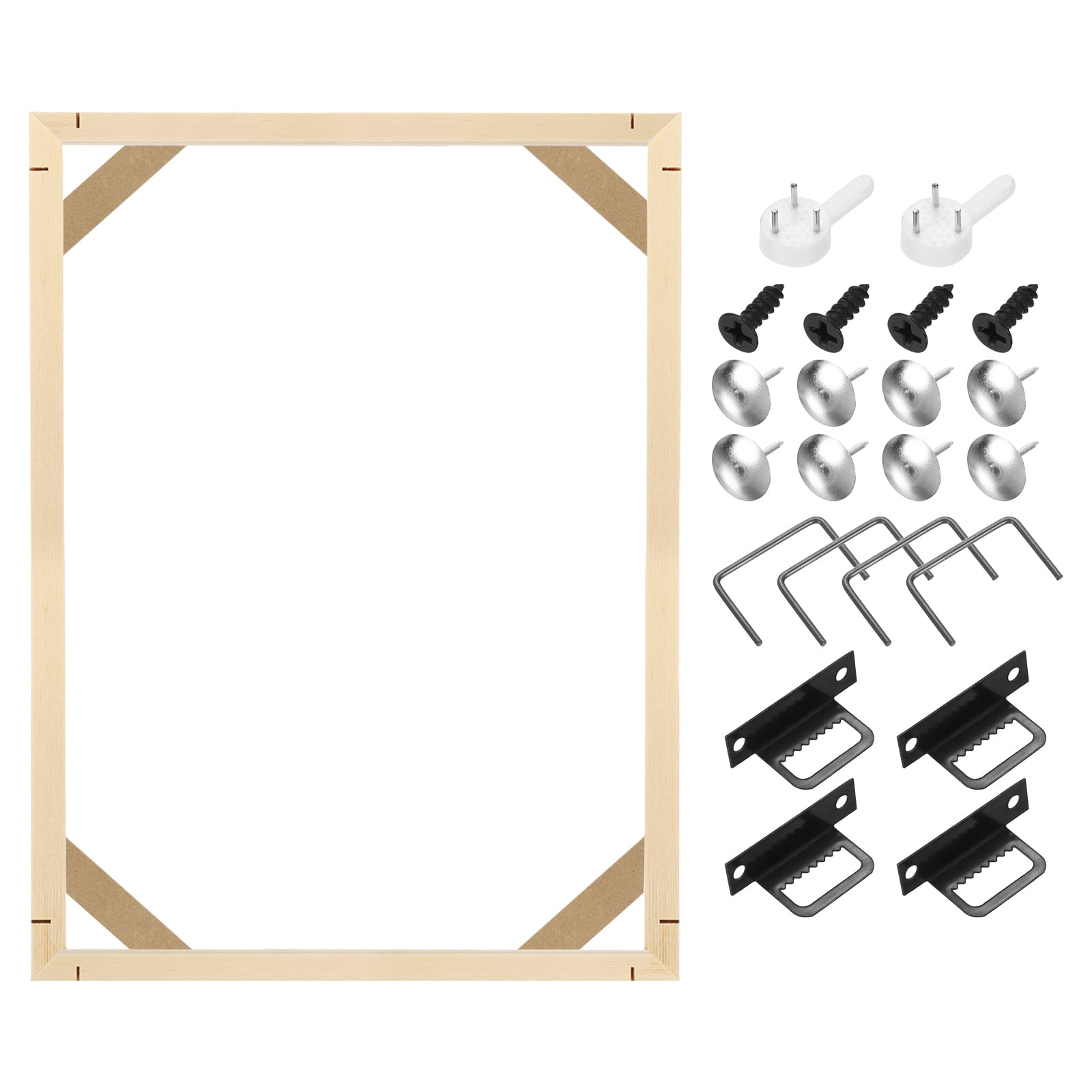 12 x 16 Inches Canvas Stretcher Bars, Wood Canvas Frame Kit Stretcher ...