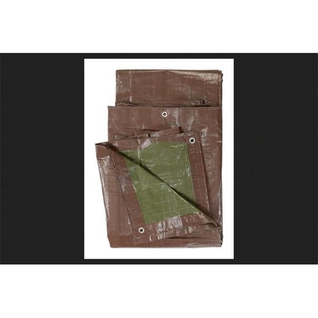 12 x 16 ft. Polyethylene Storage Tarp Cover, Green & Brown - Walmart.com