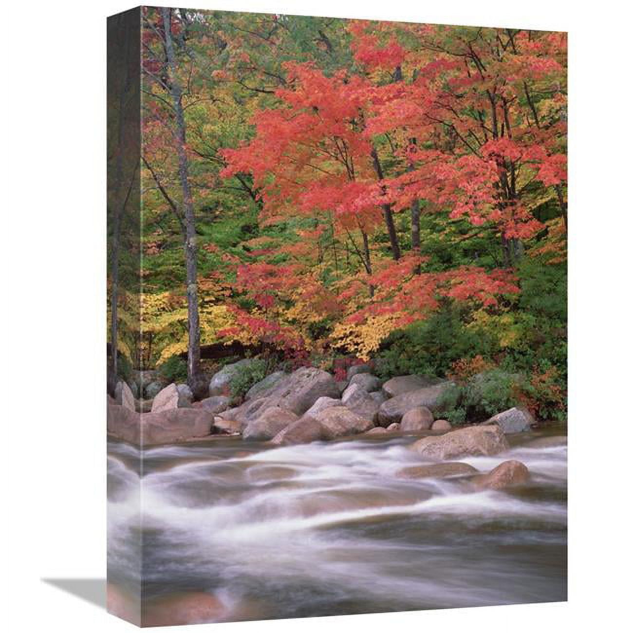 12 x 16 in. Autumn Along Swift River, White Mountains National Forest ...