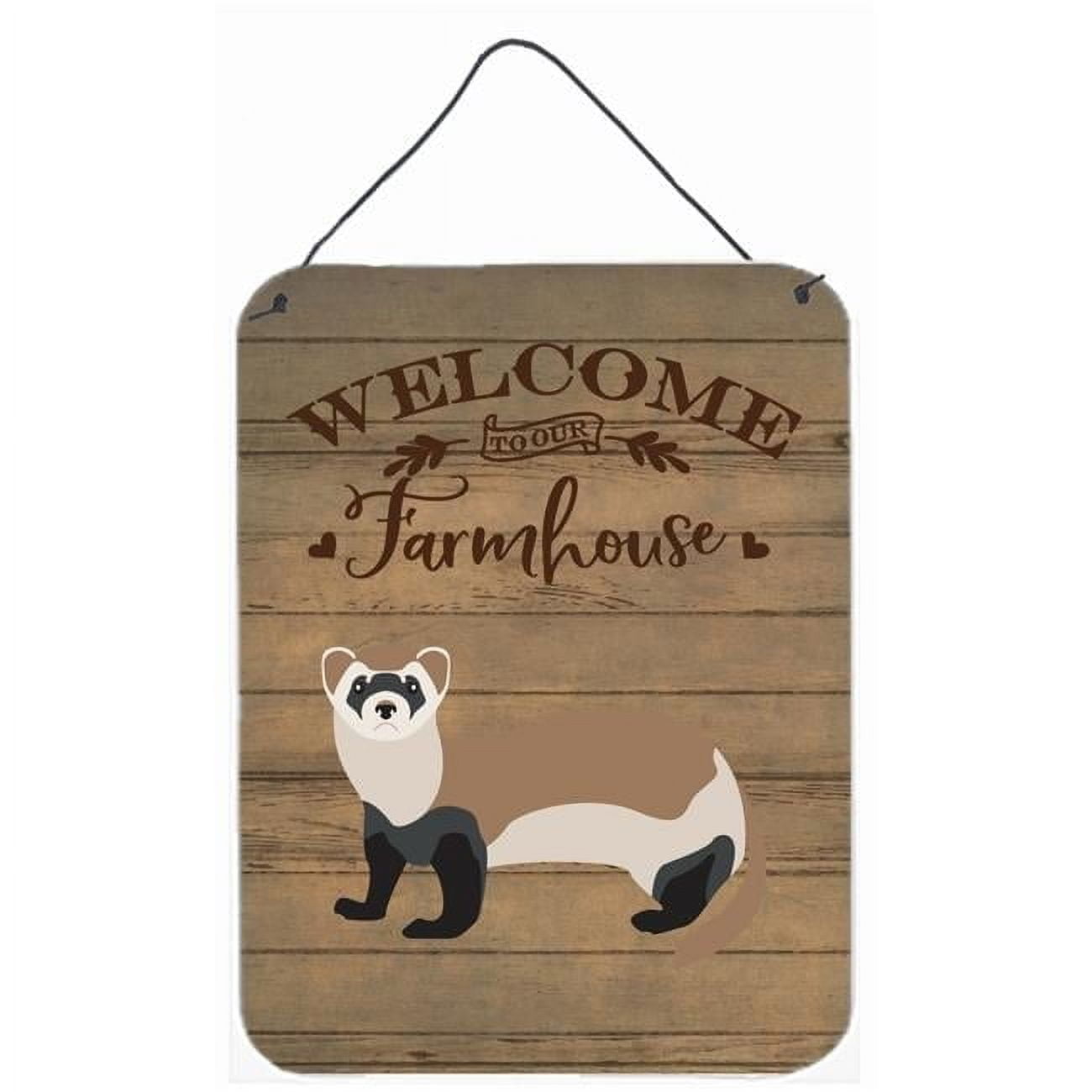 12 x 16 in. Ferret Welcome Wall or Door Hanging Prints - Walmart.com