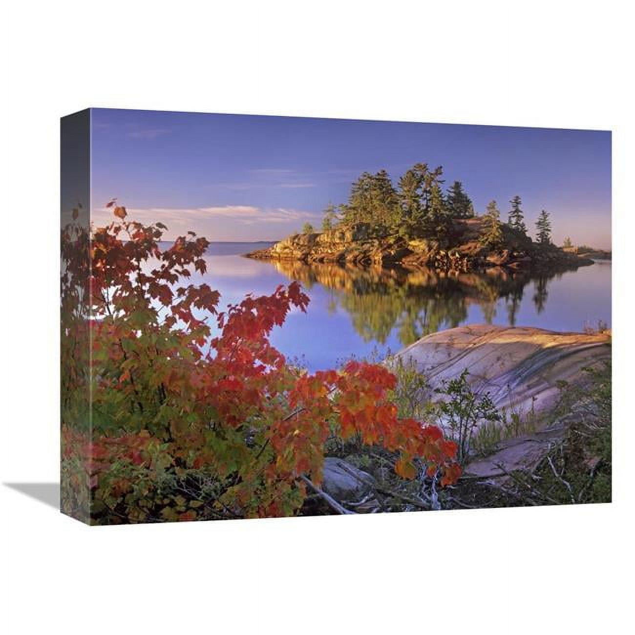 12 x 16 in. Island in Georgian Bay, Lake Huron, Killarney Provincial ...