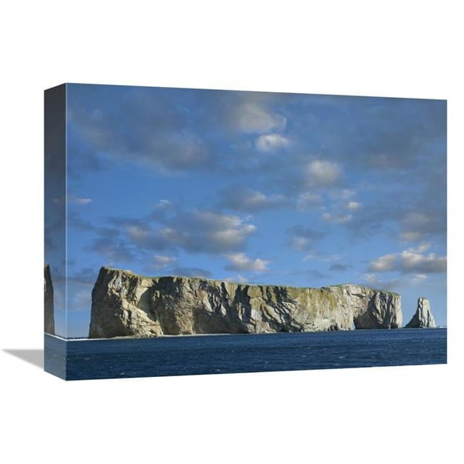 12 x 16 in. Perce Rock, Island Limestone Formation, Quebec, Canada Art ...